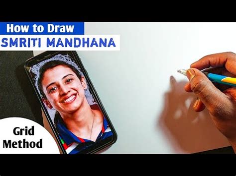 Smriti Mandhana Drawing How To Draw Smriti Mandhana Women S Day