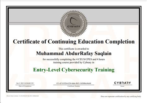 Muhammad Abdur Rafay Saqlain On Linkedin Cybersecurity