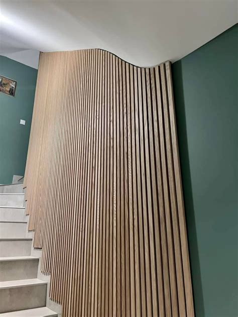 Wood Vibe Panneaux Acoustiques En Bois Tasseaux Escalier Design