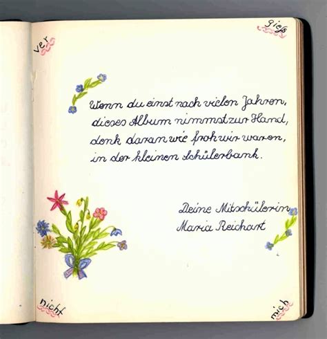 Weinböhlaer Klassentreffen Poesiealben Wer hat sie noch
