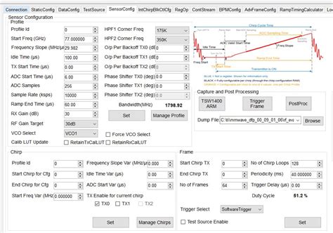 awr1642boost time scaling for time domain plot from raw data captured