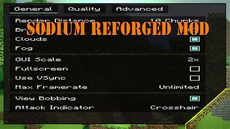Sodium Reforged Mod 1165 And How To Download And Install For Minecraft