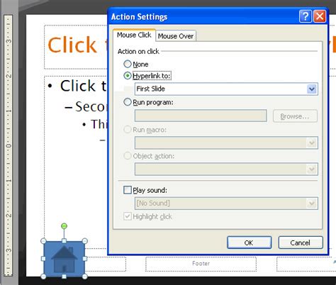 Powerpoint 2007 Hyperlinks And Action Buttons