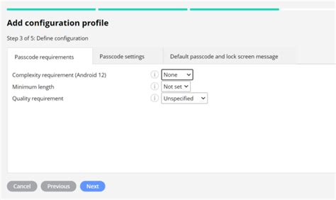 Device Passcode Policy For Android Miradore