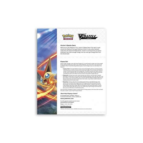 Pokémon TCG Victini V Battle Deck Pokémon Center Official Site