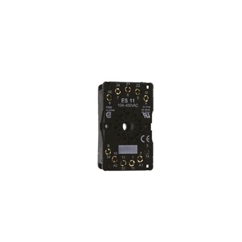Crouzet 11 Pin Base Socket Din Rail Mount 25622080 Zoro
