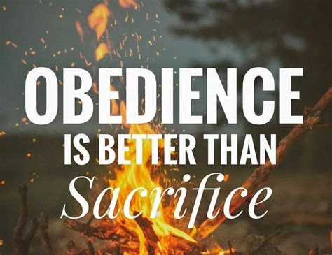 Obedience Is Better Than Sacrifice By Mark Agorsor Medium