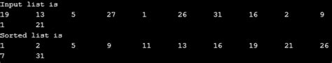 sorting in c important sorting used for implementation