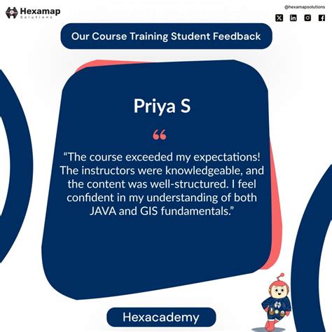 Hexamap Solutions Private Ltd On Linkedin Trainingfeedback Learningexperience