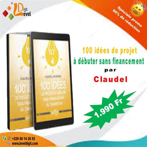 100 idées de projets à débuter sans financement en Afrique Level Digit