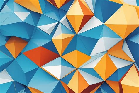 Premium AI Image Create A Background Using Irregular Polygons