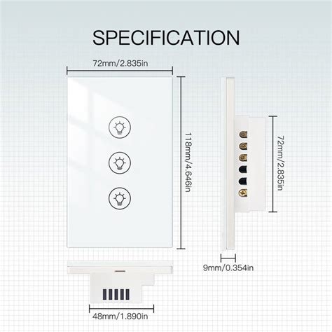 Lumimuse Wifi Dimmer Switch Smart Light Dimmer Touch Panel Switches 1