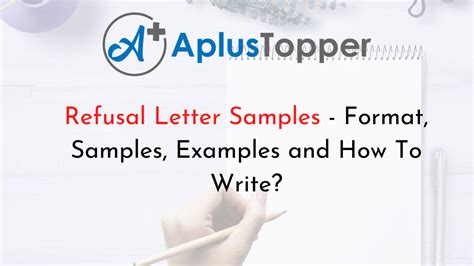 8 Refusal Letter Samples Format Samples Examples And How To Write