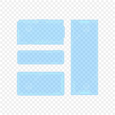 Sci Fi Interface Vector Design Images Video Game Technology Border Ui