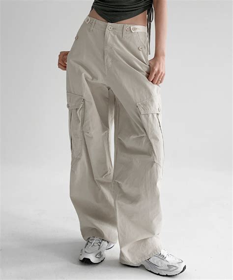 심플리무드 어트 코튼 비죠 카고팬츠