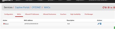 Captive Portal MAC Address Blocking With Mask Not Working Netgate Forum
