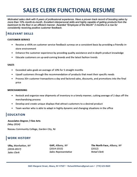 How To Write Functional Resume Impactbelief10
