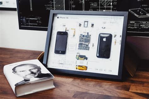 Disassembled Iphone Art With Frame Disassemble Art Frame Etsy
