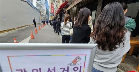 민주당 뜨거운 사전투표 열기 尹 정권 심판하는 국민 열망