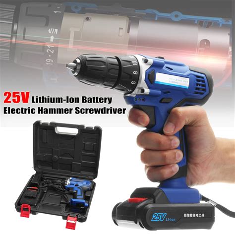 Buy 25v Lithium Ion Battery Power Drill Driver