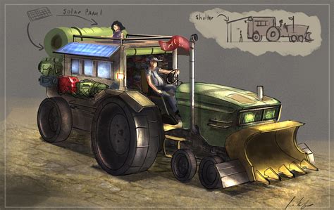 Tractor Design By JonathanDufresne On DeviantArt