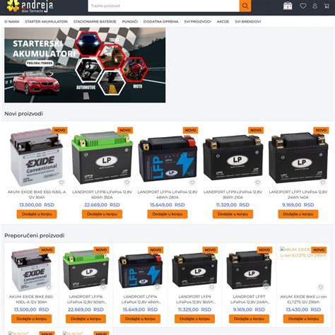 Punjači Akumulatora Akumulator Shop Rs Strana 2