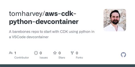 GitHub Tomharvey Aws Cdk Python Devcontainer A Barebones Repo To Start With CDK Using Python