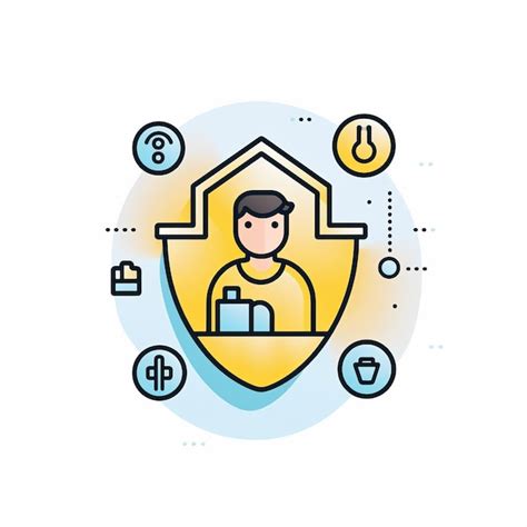 Security Control Icon Surveillance And Safety Symbol Art Logo