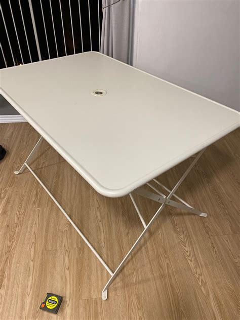 Ikea Foldable Table Saltholmen 18886 Metal Outdoor Furniture