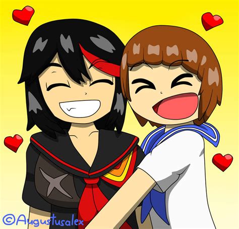 Ryuko And Mako Love By Augustusalex On Deviantart