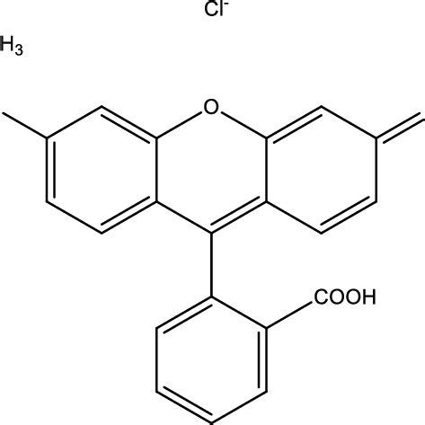 Structure of Rhodamine B. | Download Scientific Diagram