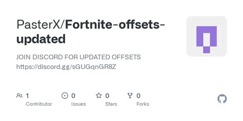 Github Pasterx Fortnite Offsets Updated Join Discord For Updated