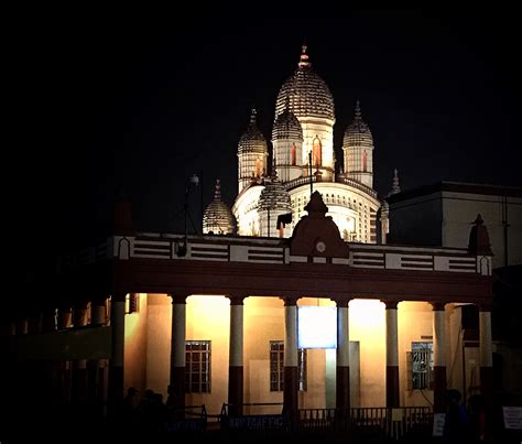 Dakshineswar Kali Temple At Night