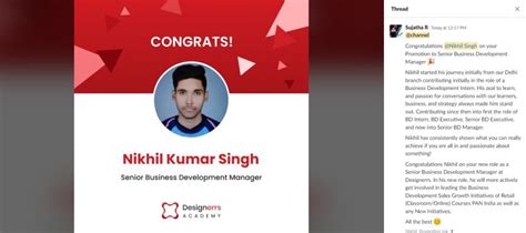 Nikhil Kumar Singh On Linkedin Success Performance Work Future