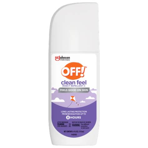 Off® Clean Feel Bug Spray And Insect Repellent 4 Fl Oz King Soopers