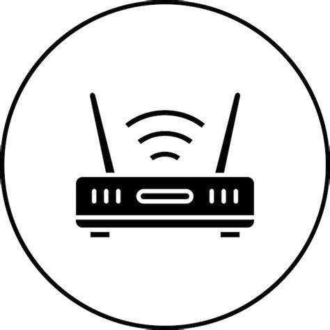 Premium Vector Wifi Router Icon