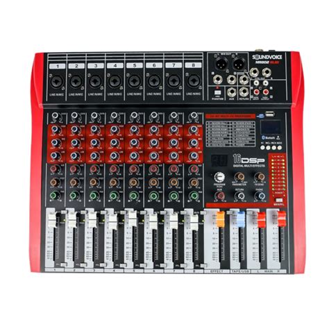 Mesa Soundvoice 8 Canais Mr802 Rubi Interface Submarino