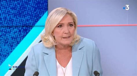 Ingérence étrangère Au Rn Marine Le Pen Balaye Les Accusations Et
