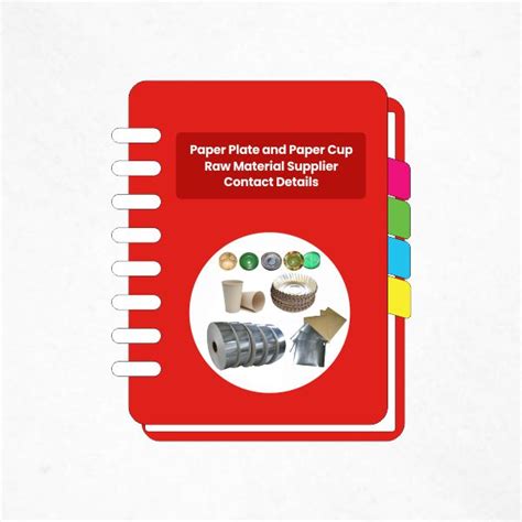 Paper Cup Paper Plate Raw Material Suppliers Details CHAWADI