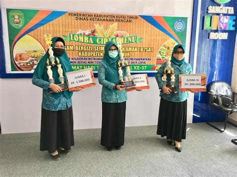 TP PKK Muara Wahau Juara I Lomba Cipta Menu Festival Pangan Lokal