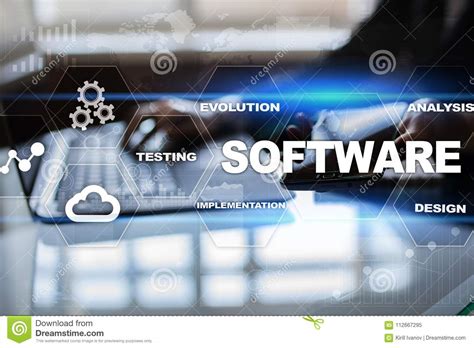 Software Development Data Digital Programs System Technology Concept Stock Image Image Of