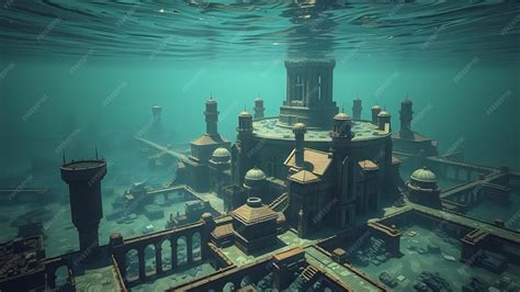 Exploring An Ancient Submerged City With Intricate Architecture Beneath