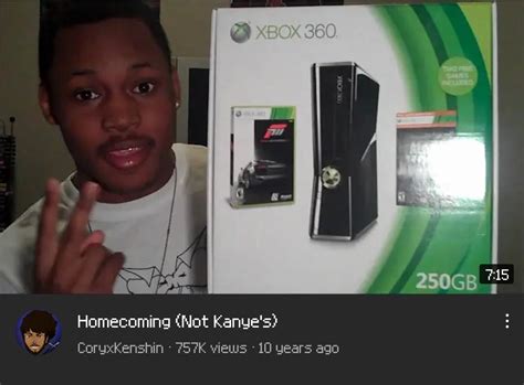 Damn Youtube Algorithm Suddenly Recommended Me One Of Cory S Old Video