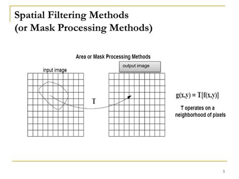 spatial filters digital image processing pptx photo editing