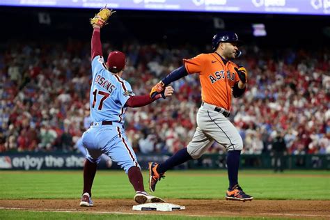 Astros Y Phillies Anuncian Lineups Para El Sexto Juego De La Serie