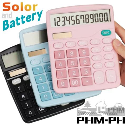 Phm Solar And Battery Calculator Electronic Digital Candy Led
