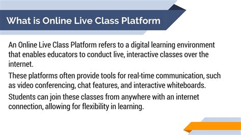 Ppt What Do Students Expect From A Online Live Class Platform