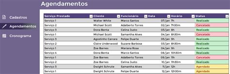 Planilha De Agendamento De Clientes Loja Excel Easy♋ Descubra O Mundo