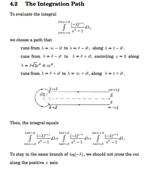 Calculus What Does This Complex Contour Integral Represent