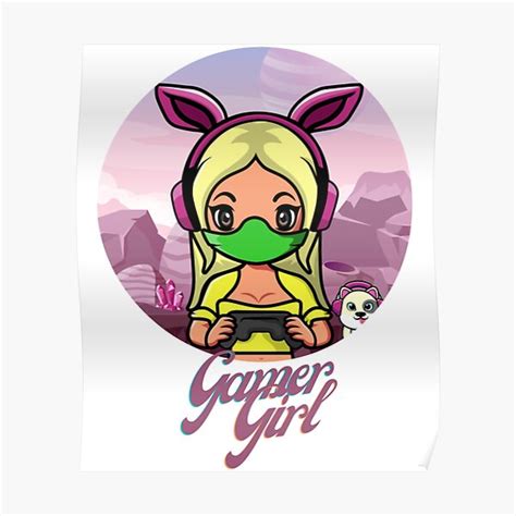 Yes I Am A Gamer Girl Poster For Sale By Berhavas Redbubble